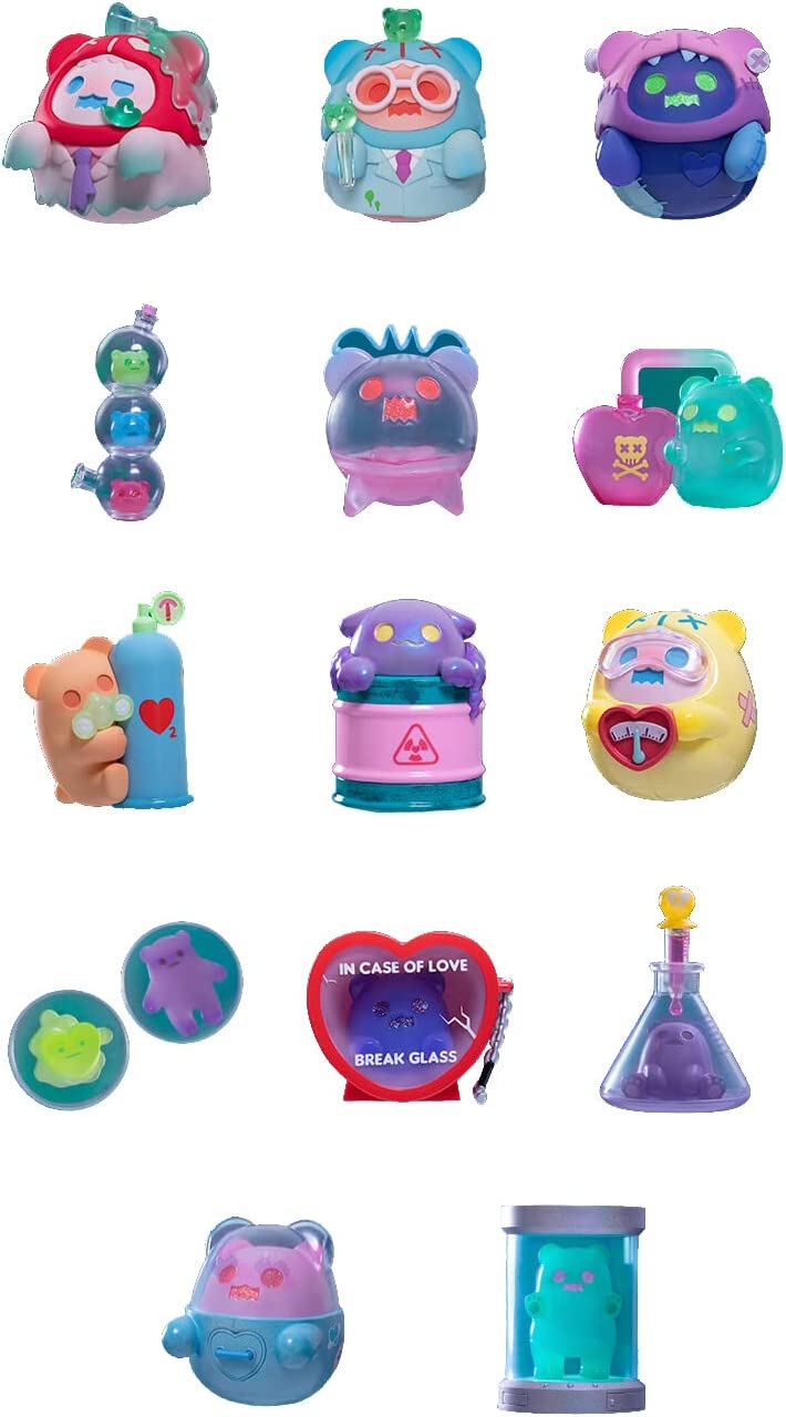 Baby Ghost Bear Lovesick Lab Series (Set of 12 Pieces)