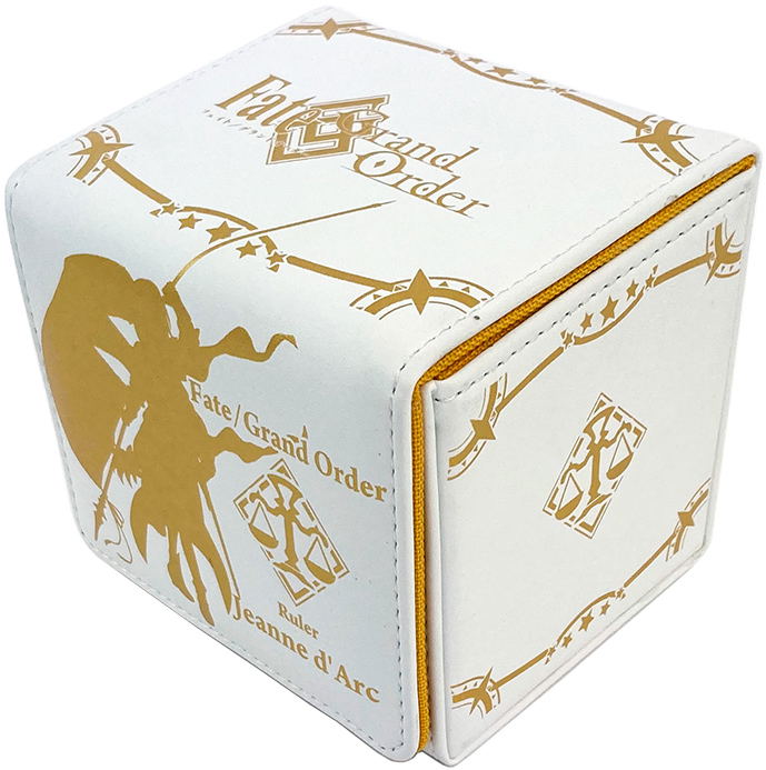 Fate/Grand Order Synthetic Leather Deck Case: Ruler/Jeanne d'Arc Gold Ver.