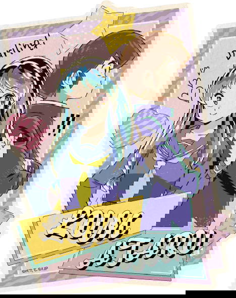 Urusei Yatsura Travel Sticker Lum & Ataru 1