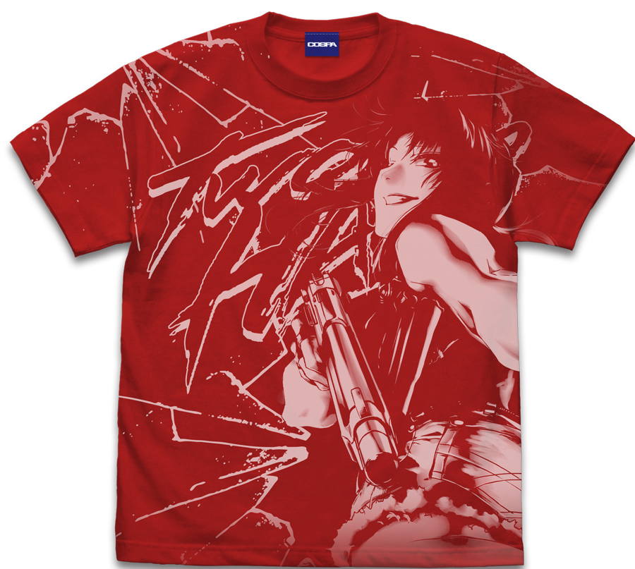 Black Lagoon - Revy All Print T-Shirt (Red | Size XL)