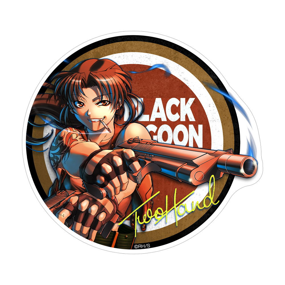 Two Hands Sticker Black Lagoon