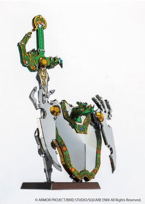 Dragon Quest Metallic Nano Puzzle Zenithian Sword & Zenithian Shield