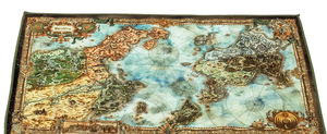 Octopath Traveler II - Solistia Map Face Towel