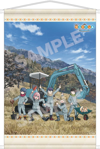 Yuru Camp Movie: 02 Teaser Visual B B2 Wall Scroll