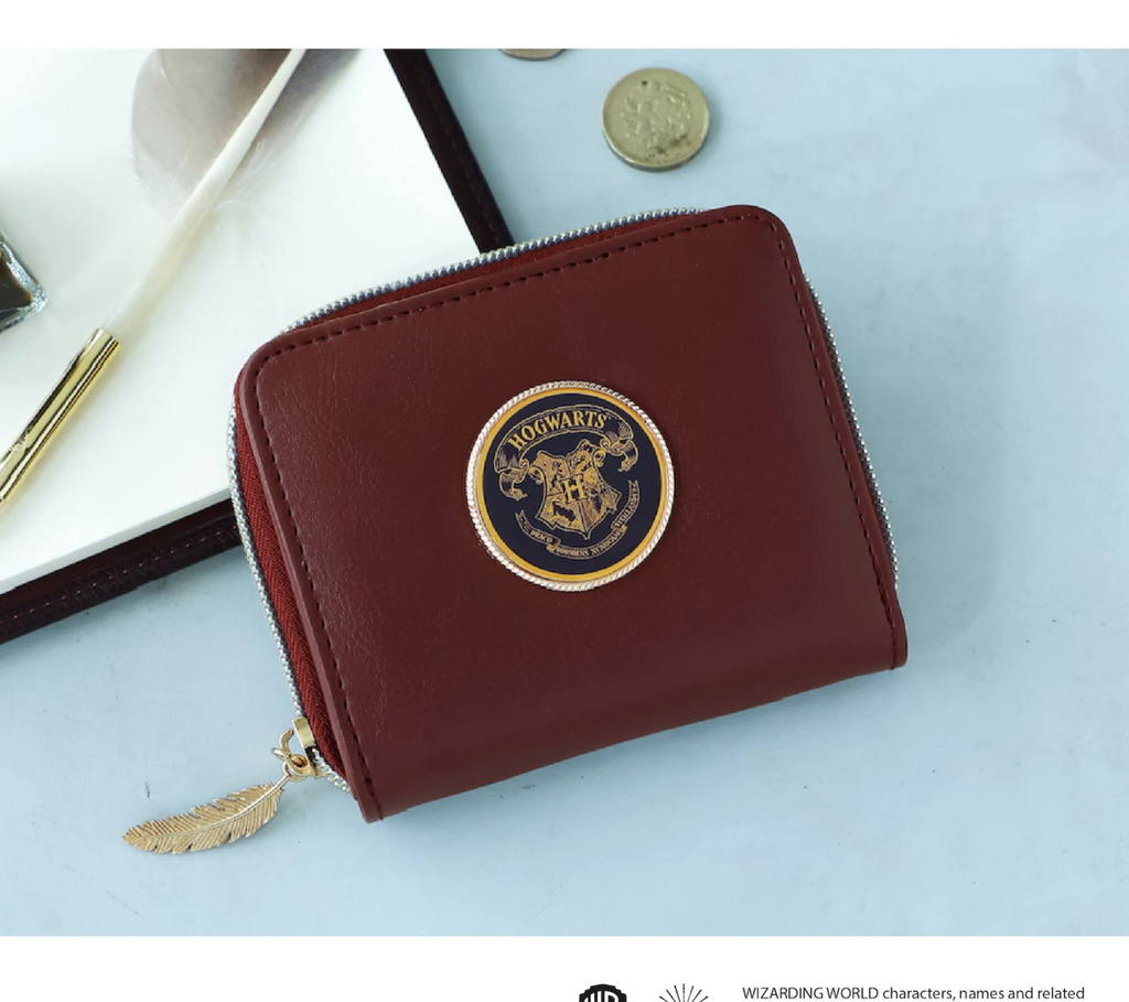 Harry Potter Wallet Book Hogwarts Design