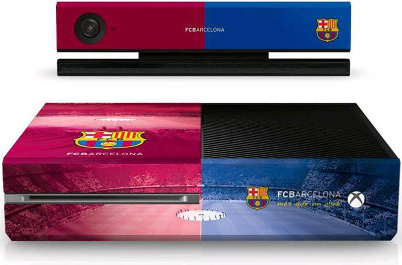 Official Barcelona FC - Xbox one Console Skin for Xbox one for Xbox One