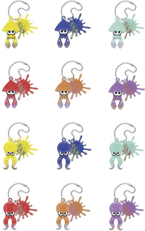 Splatoon 3 Squid Octopus Mascot (Set of 12 pieces)