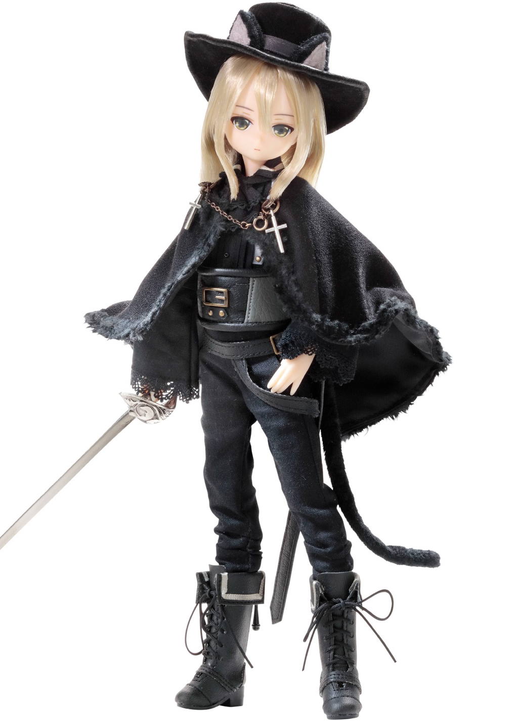 Alvastaria 1/6 Scale Fashion Doll: Milo -Knight in Boots- (Black Cat Ver.)