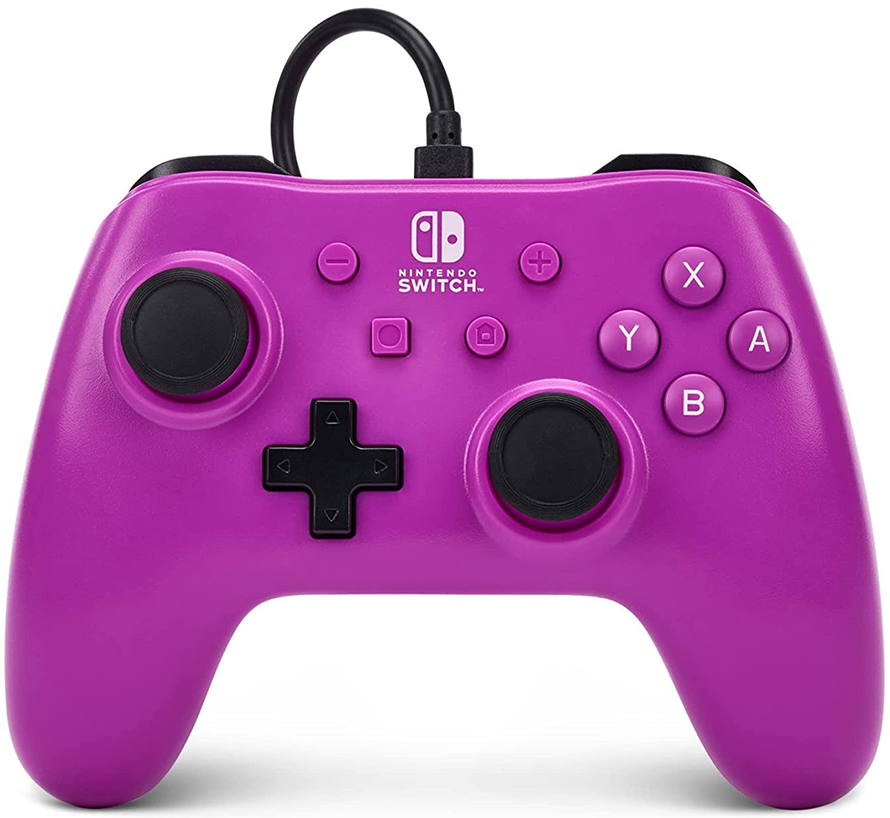 PowerA Wired Controller for Nintendo Switch (Grape Purple) for Nintendo ...