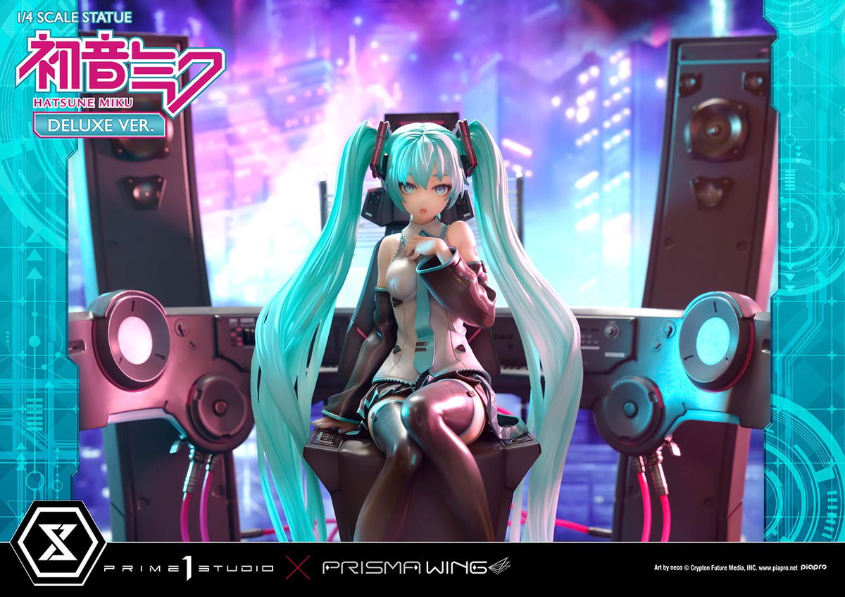 Prisma Wing Hatsune Miku Art by Neco DX Edition 1/4 Scale Statue