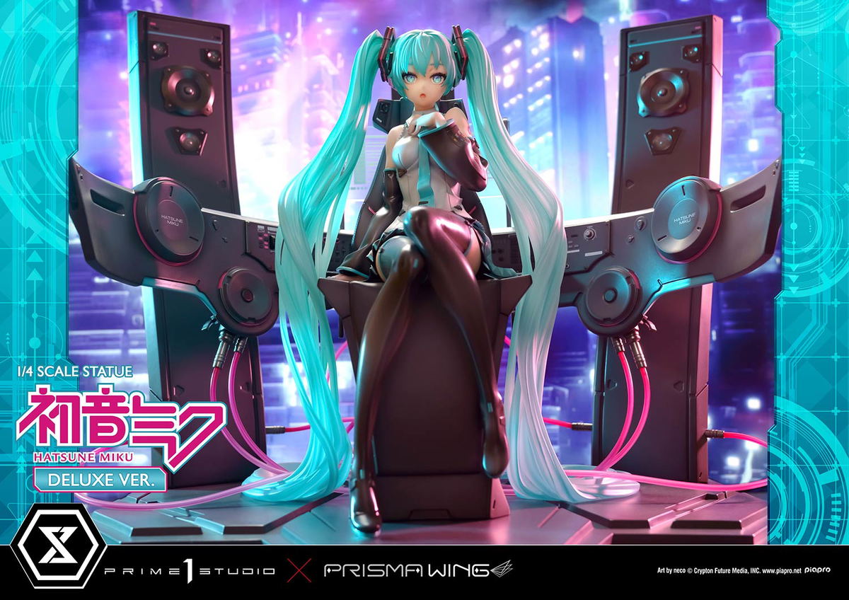 Prisma Wing Hatsune Miku Art by Neco DX Edition 1/4 Scale Statue