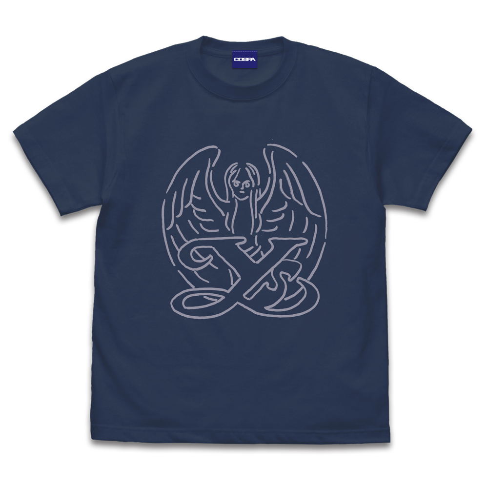 Ys - Hand Drawn Illustration Goddess T-Shirt (Slate | Size XL)