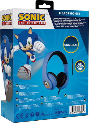 Konix Sonic The Headgehog Classic Headset (Blue) for Nintendo Switch ...