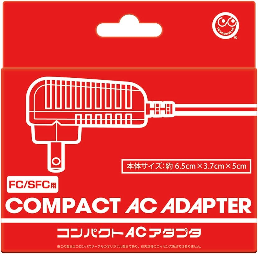 Compact AC Adapter for FC / SFC for Super Famicom / SNES, Famicom / NES