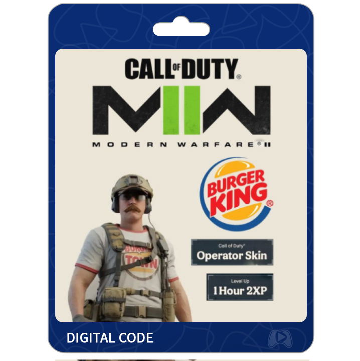 Call of Duty: Modern Warfare II- Burger King Operator Skin + 1 Hour 2XP ...