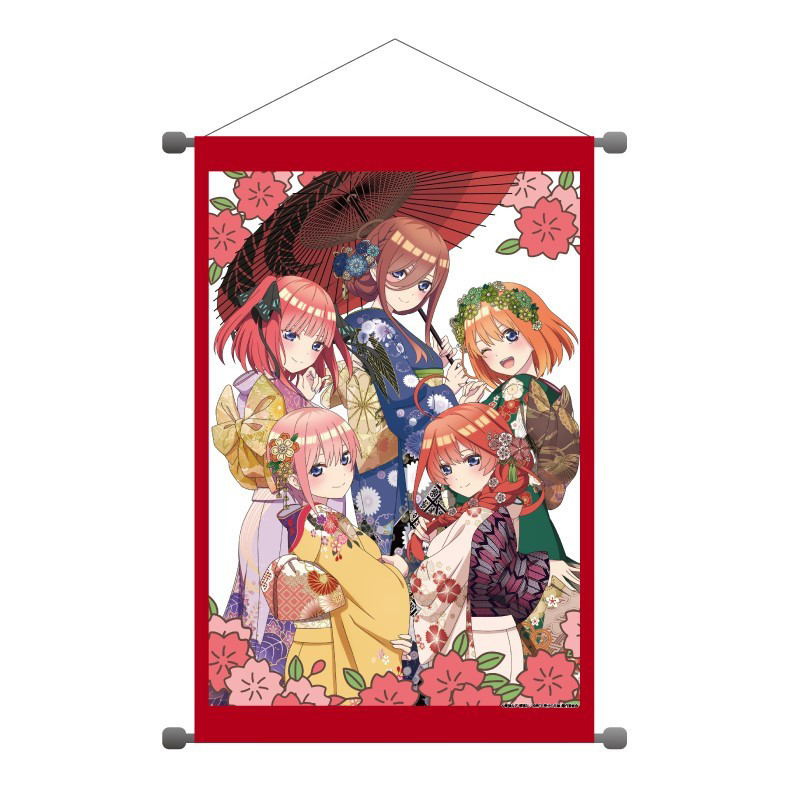 The Quintessential Quintuplets Hanafuda Pattern B2 Wall Scroll