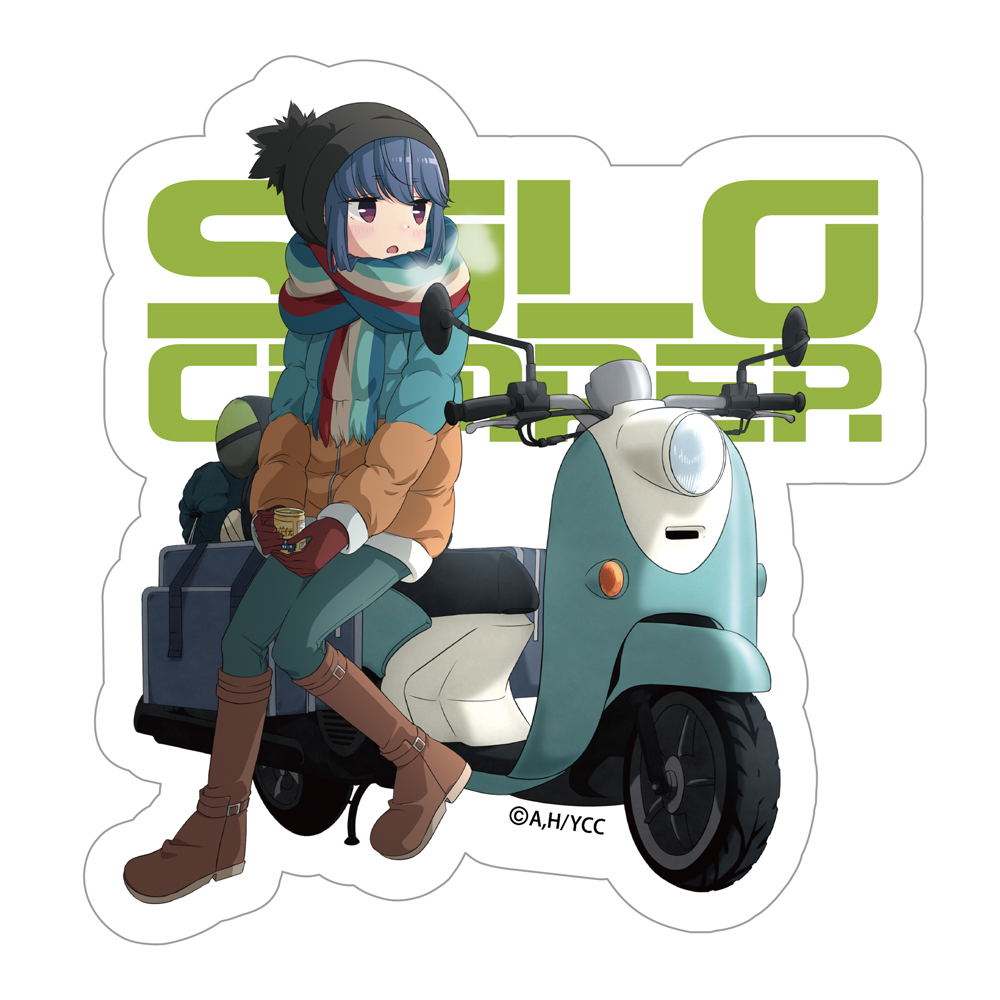 Yuru Camp Mini Sticker - Shima Rin