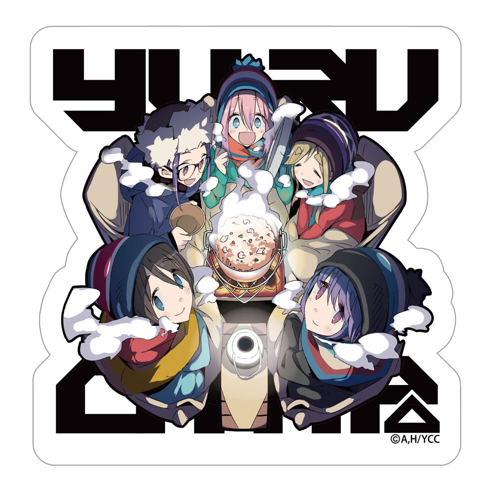 Yuru Camp Mini Sticker - Yurucamp Girl