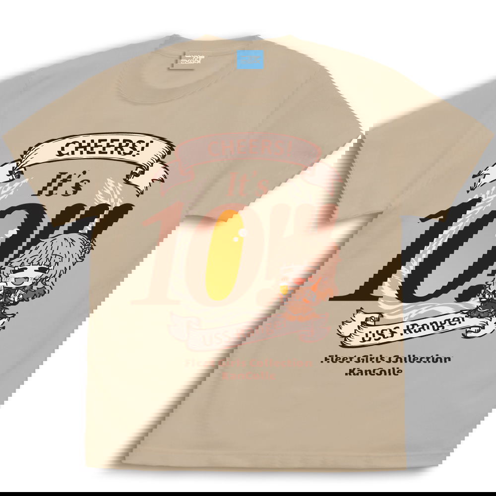 Kantai Collection: KanColle - Ranger It's 10!!! T-Shirt (Light Beige ...