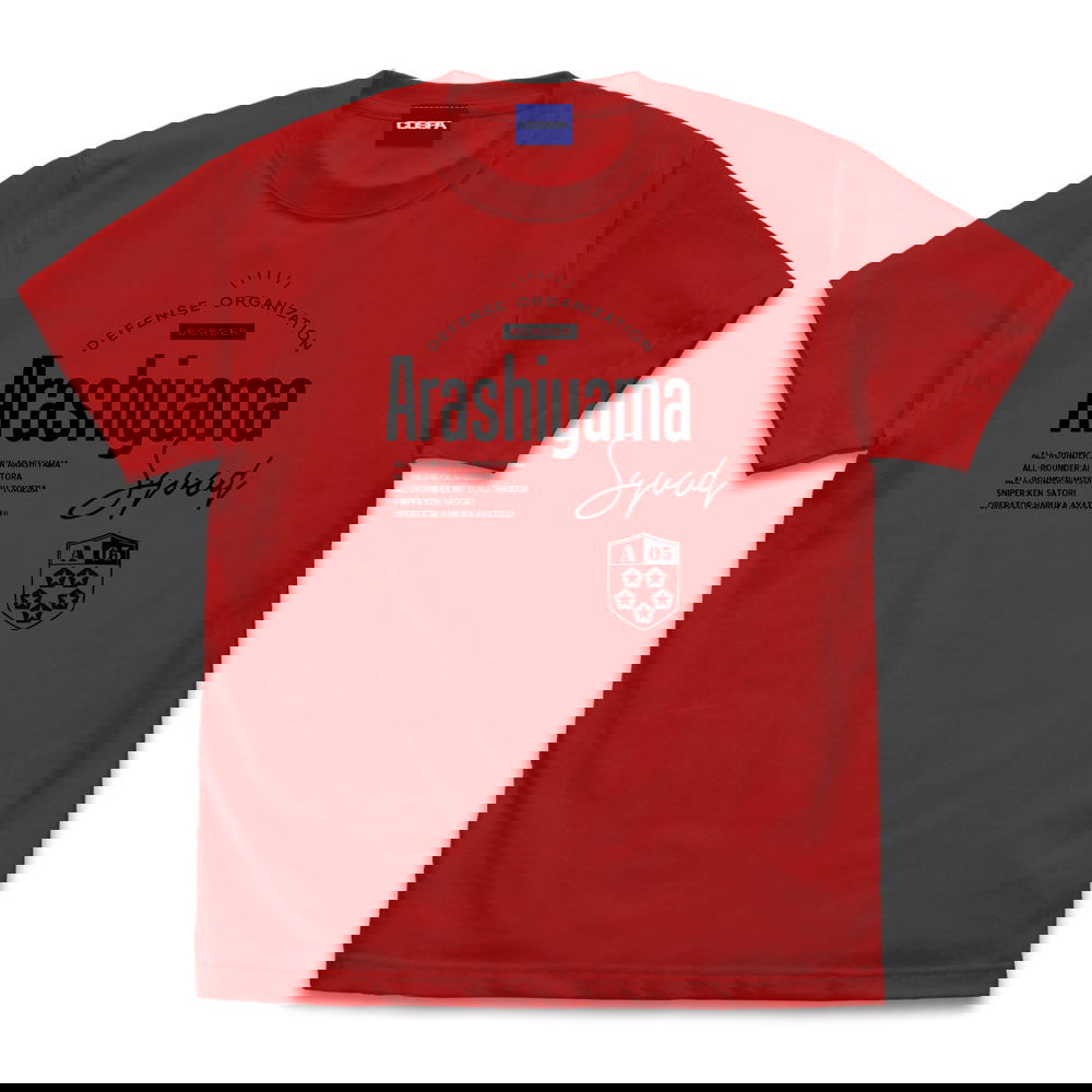 World Trigger - Arashiyama Squad T-Shirt (Red | Size M)