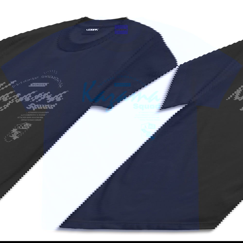 World Trigger - Kazama Squad T-Shirt (Indigo | Size S)