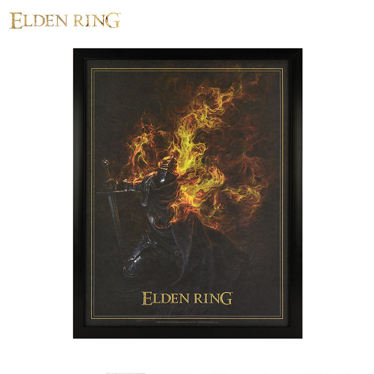 Elden Ring - Fingerprint Knight Vic Framed Poster