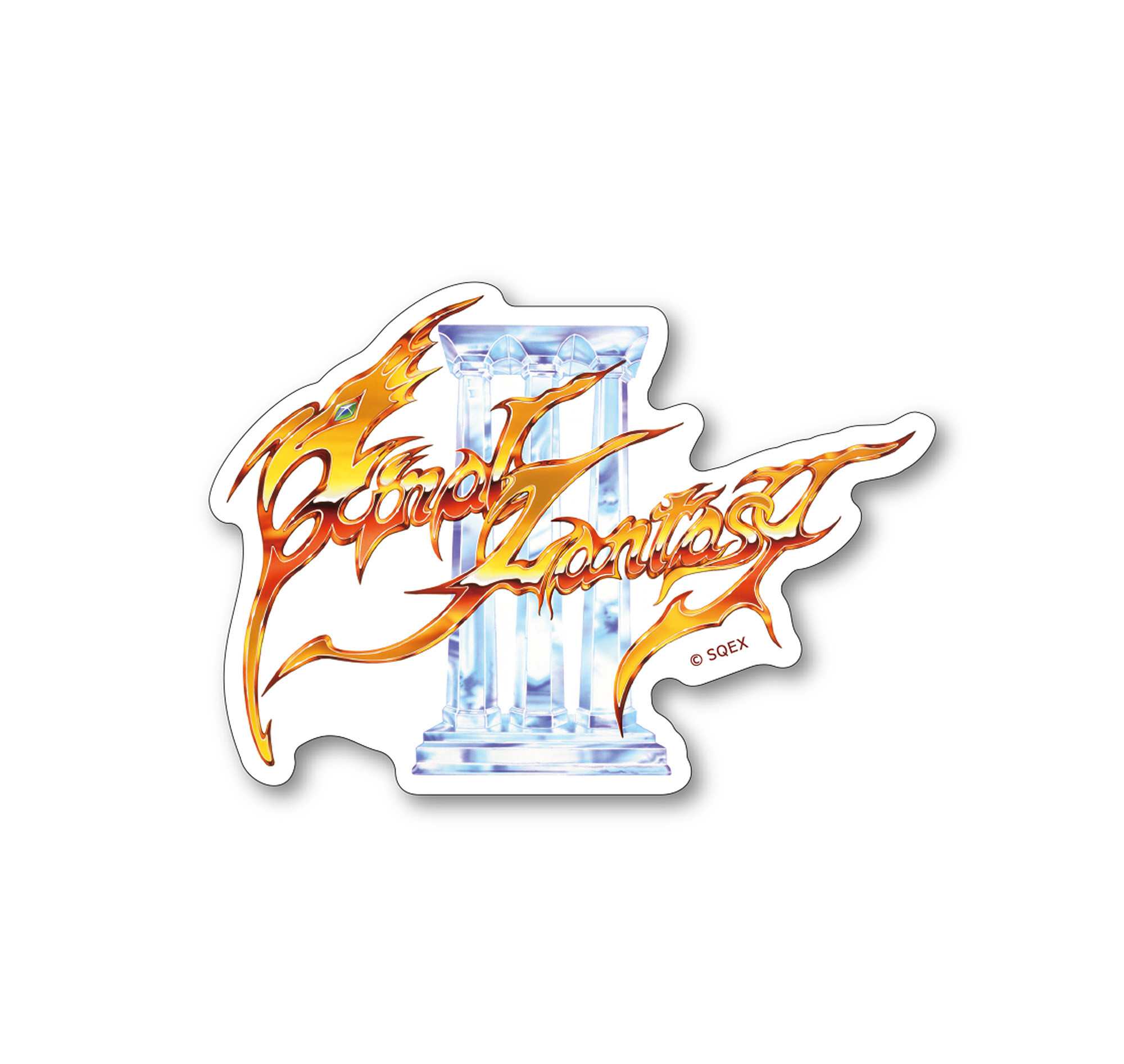 Final Fantasy III Logo Sticker