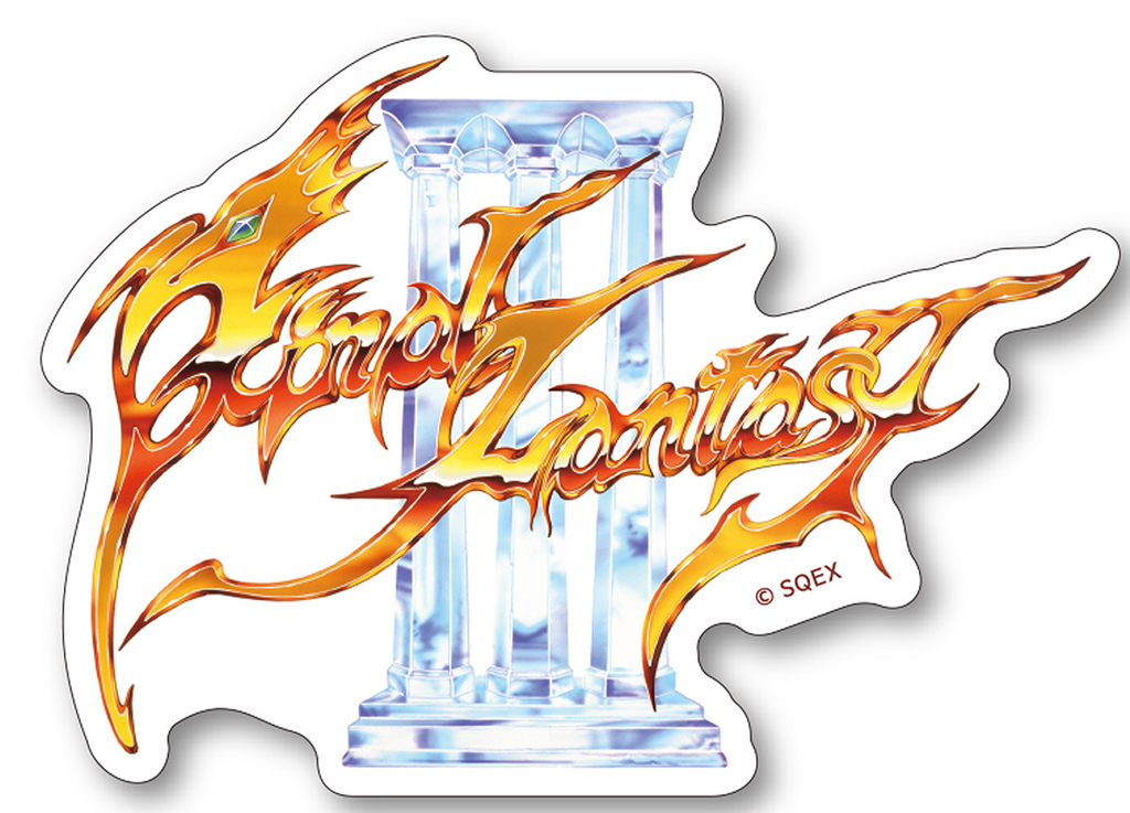 Final Fantasy III Logo Sticker