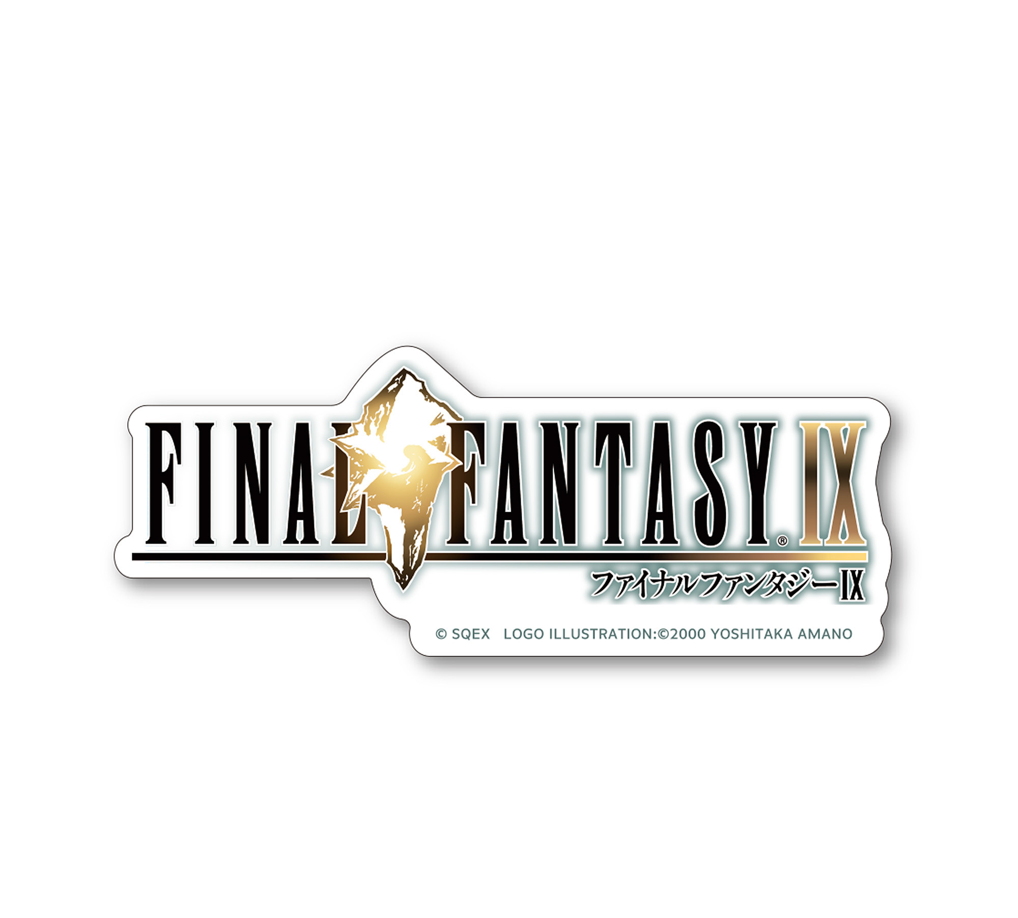 Final Fantasy IX Logo Sticker