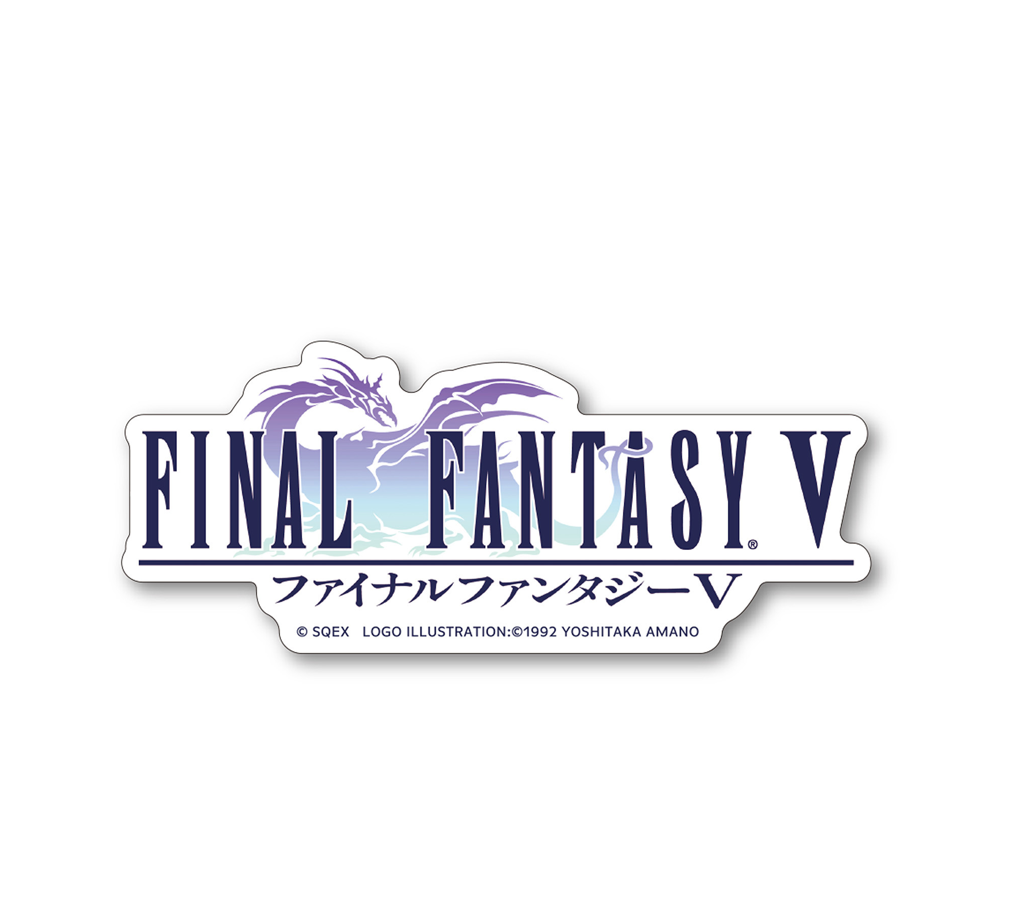 Final Fantasy V Logo Sticker