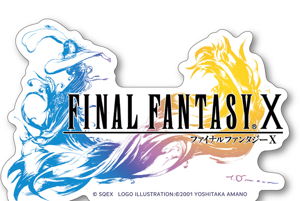 Final Fantasy X Logo Sticker