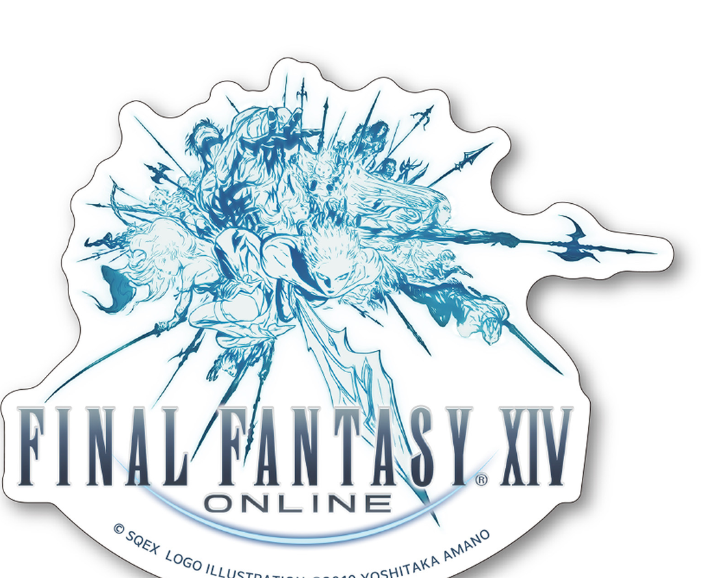 Final Fantasy XIV Logo Sticker
