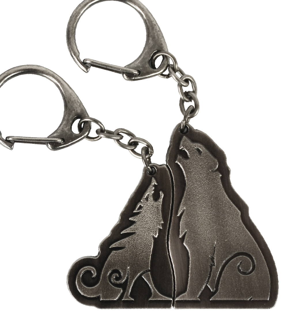 God of War Ragnarok - The Wolf and The Bear Metal Keychain Set (set of ...