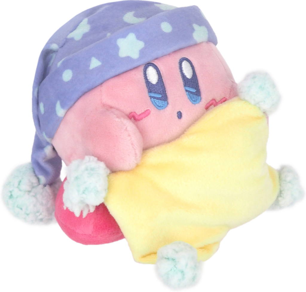 Kirby Sweet Dreams Plush Toy: Good Night Kirby