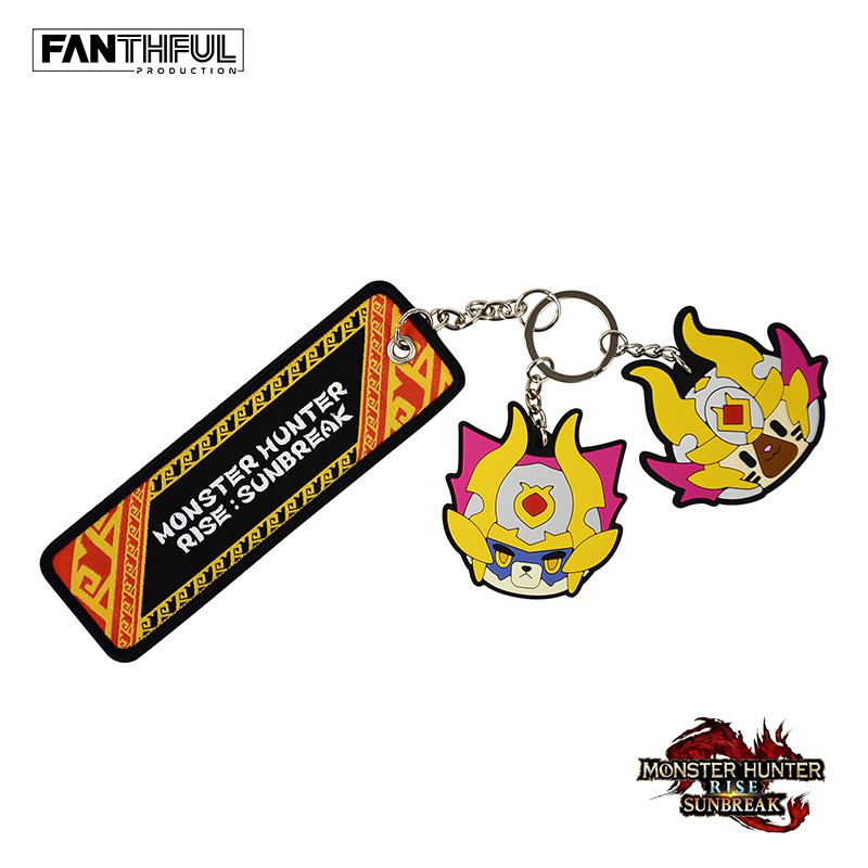 Monster Hunter Rise: Sunbreak PVC Keychain: Buddies
