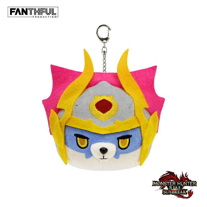 Monster Hunter Rise: Sunbreak - Palamute Plush Keychain