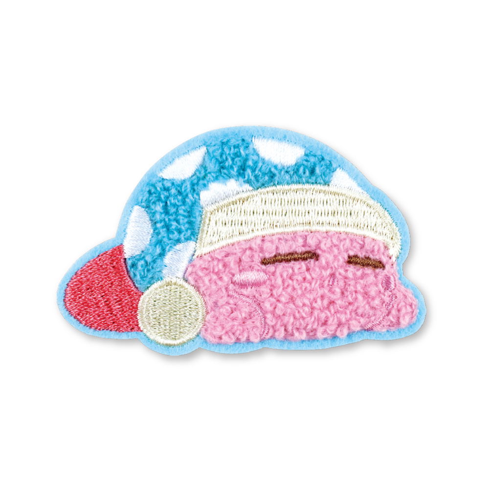 Kirby's Dream Land Mocomoco Embroidered Sticker Sleep