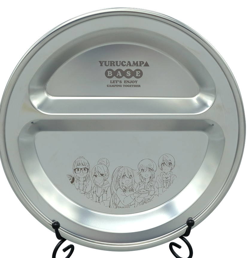 Yurucamp YURUCAMP BASE Stainless Steel Lunch Plate