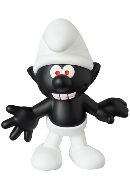 Ultra Detail Figure The Smurfs Series 2 Angry Smurf Black