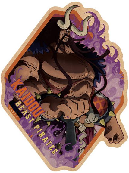 One Piece Kaido Travel Sticker 1
