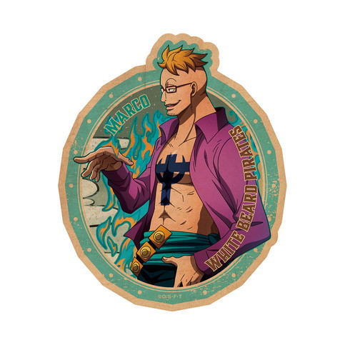 One Piece Marco Travel Sticker 1