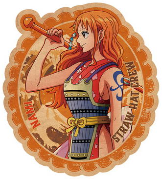 One Piece Nami Travel Sticker 1