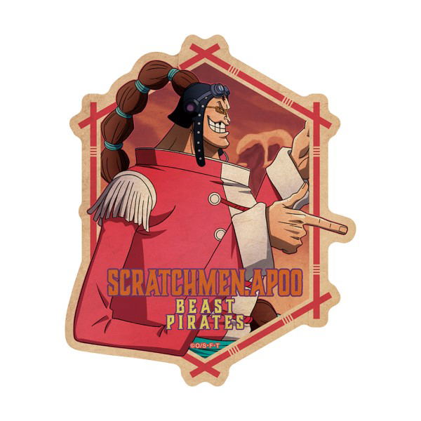 One Piece Scratchmen Apoo Travel Sticker 1