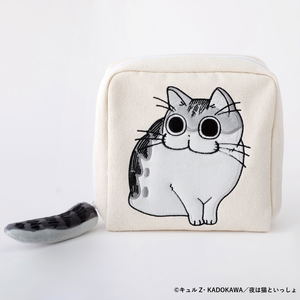 Sitting With A Cat At Night Kyuruga Pouch Book