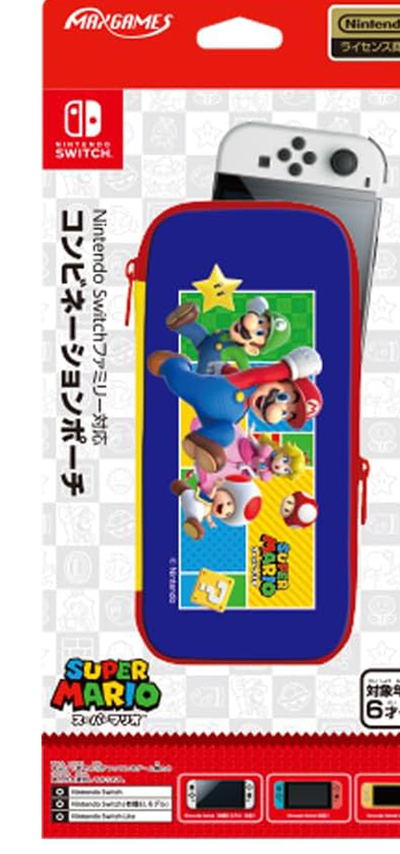 Nintendo Switch Family Compatible Combination Pouch (Super Mario) for ...