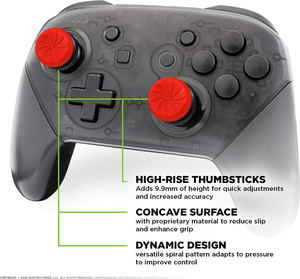 KontrolFreek Inferno for Nintendo Switch (Red) for PlayStation 4 ...