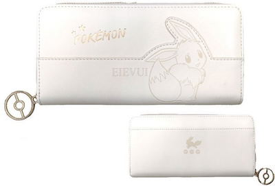 Pokemon Eevee Round Long Wallet Ivory PM-4062-IVO