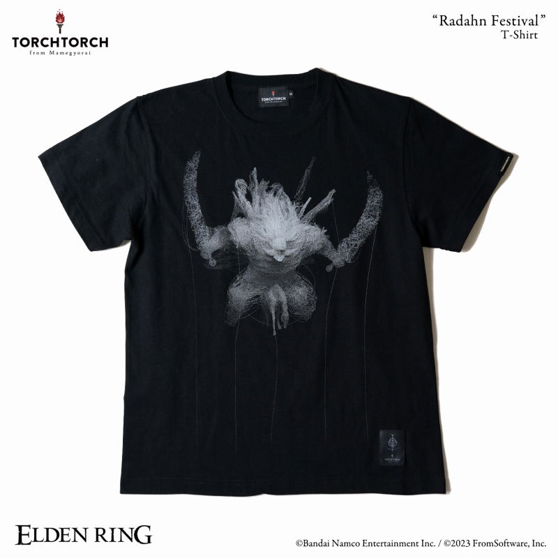 Elden Ring x Torch Torch T-shirt Collection: Radahn Festival Black (L Size)