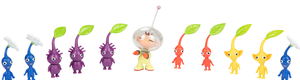 Pikmin Figure Set