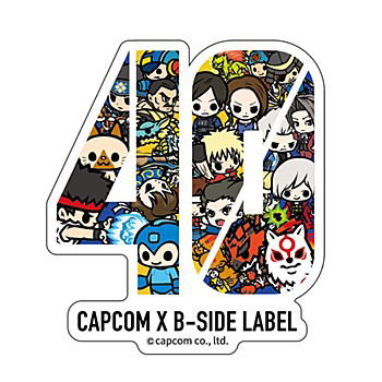 Capcom x B-Side Label Sticker Capcom 40th 40